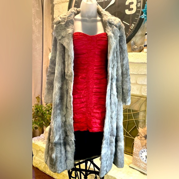 Custom Made | Jackets & Coats | Rare Vintage Gray Karakul Long Coat ...